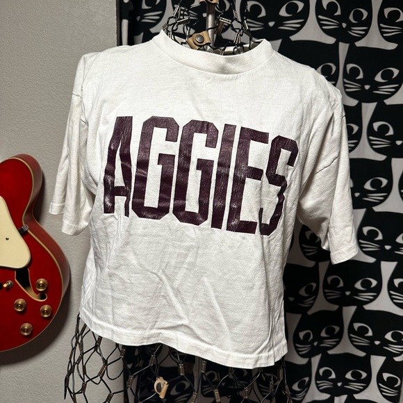 Tops | Vintage Aggies Crop Top | Poshmark